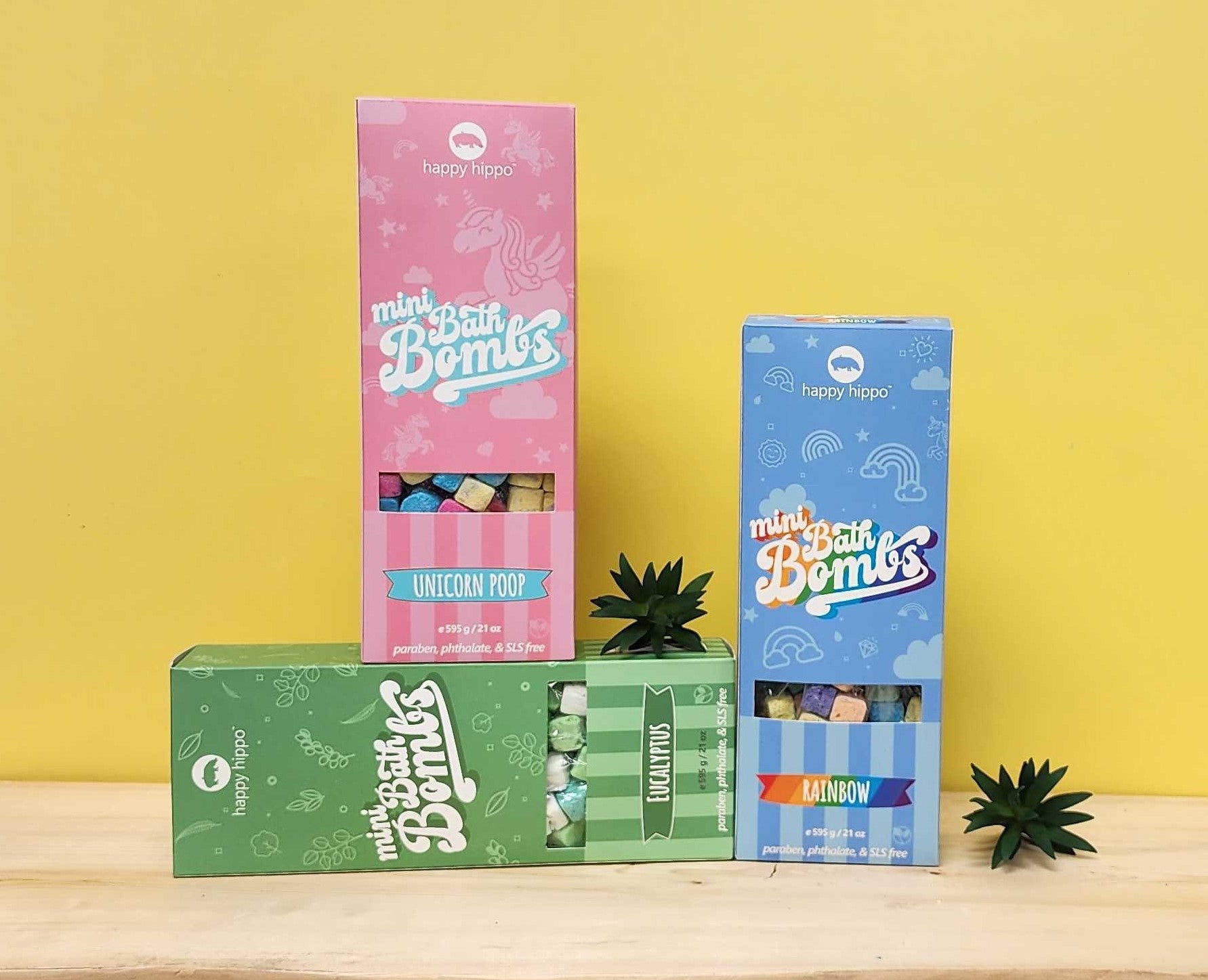 Mini Bath Bombs - Box 595g – Happy Hippo Bath Co