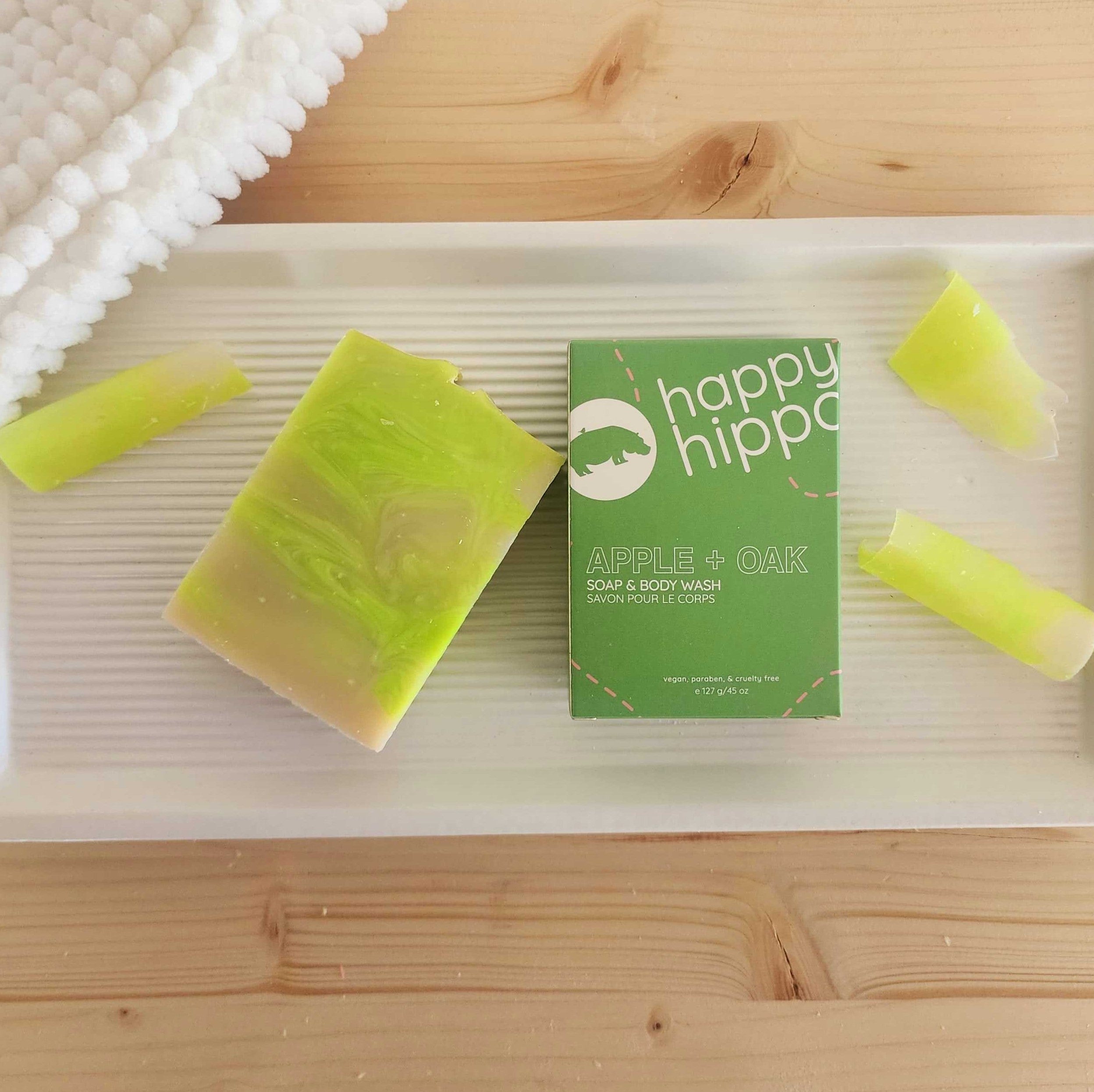Apple & Oak Bar Soap – Happy Hippo Bath Co