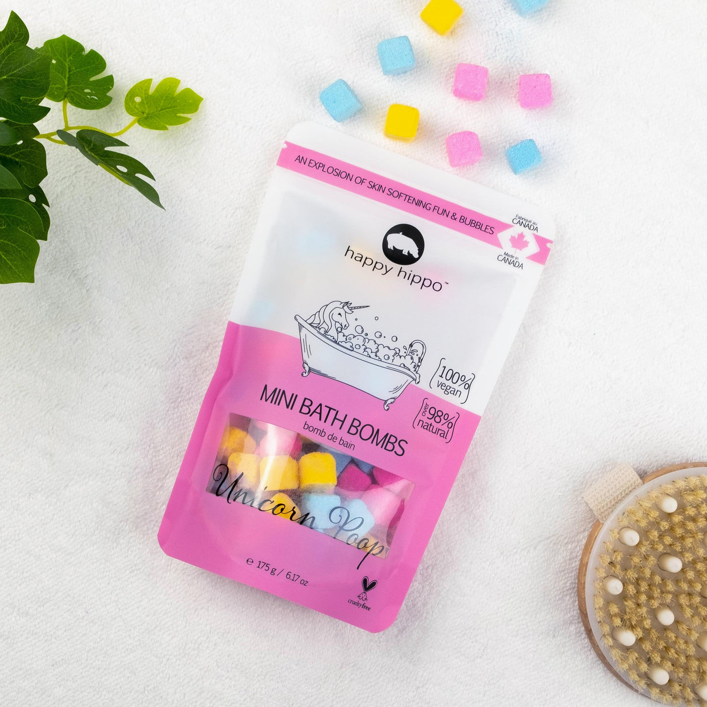 Unicorn Poop Mini Bath Bombs – Happy Hippo Bath Co